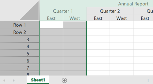 Headers | Spread WPF 18
